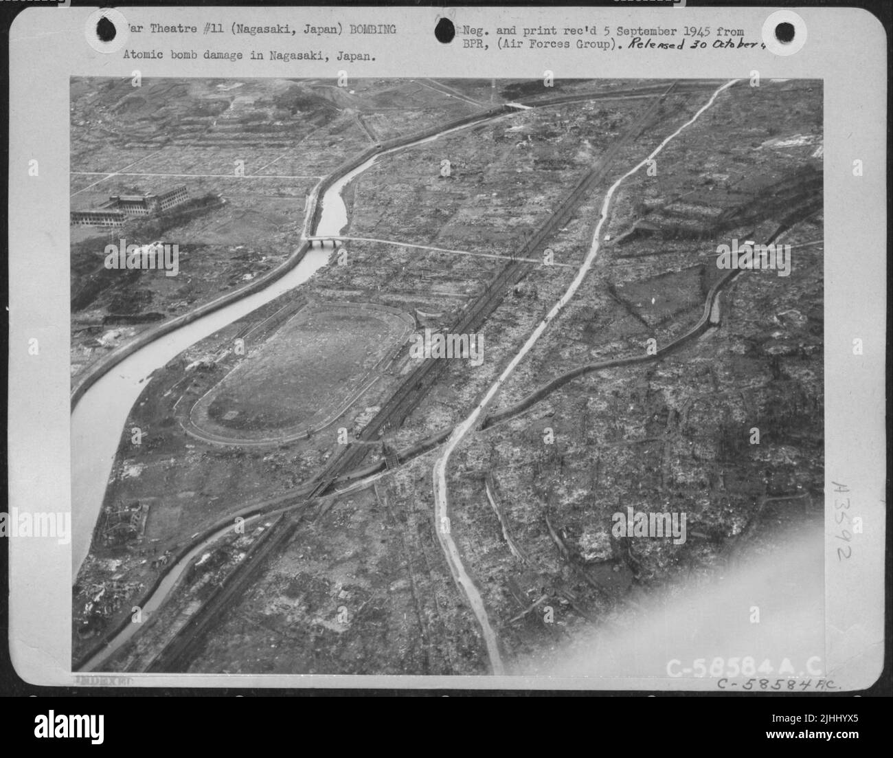 Atomic Bomb Damage In Nagasaki, Japan Stock Photo - Alamy
