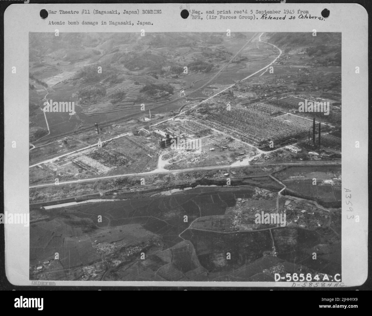 Atomic Bomb Damage In Nagasaki, Japan Stock Photo - Alamy