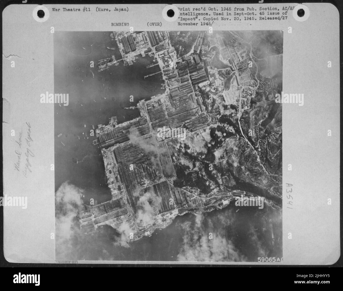 Kure Naval Arsenal Was 70 Per Cent Stock Photo - Alamy
