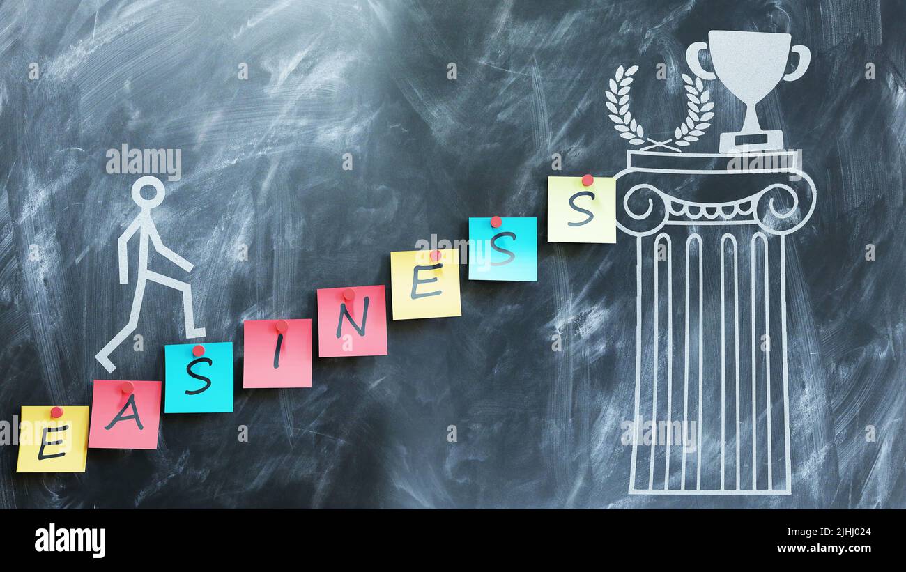 Easiness make steps to success, wealth and prosperity in personal and ...