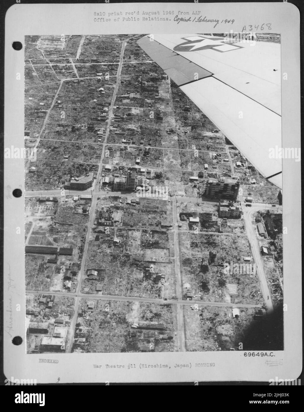Pacific Air Command, U.S. Army - 3 August 1946 - An Aerial View Of ...
