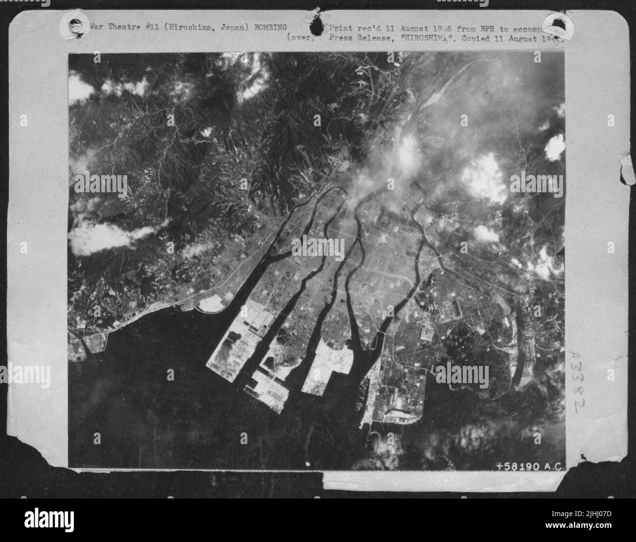 Hiroshima After The City Was Hit By The First Atomic Bomb. This Photo ...