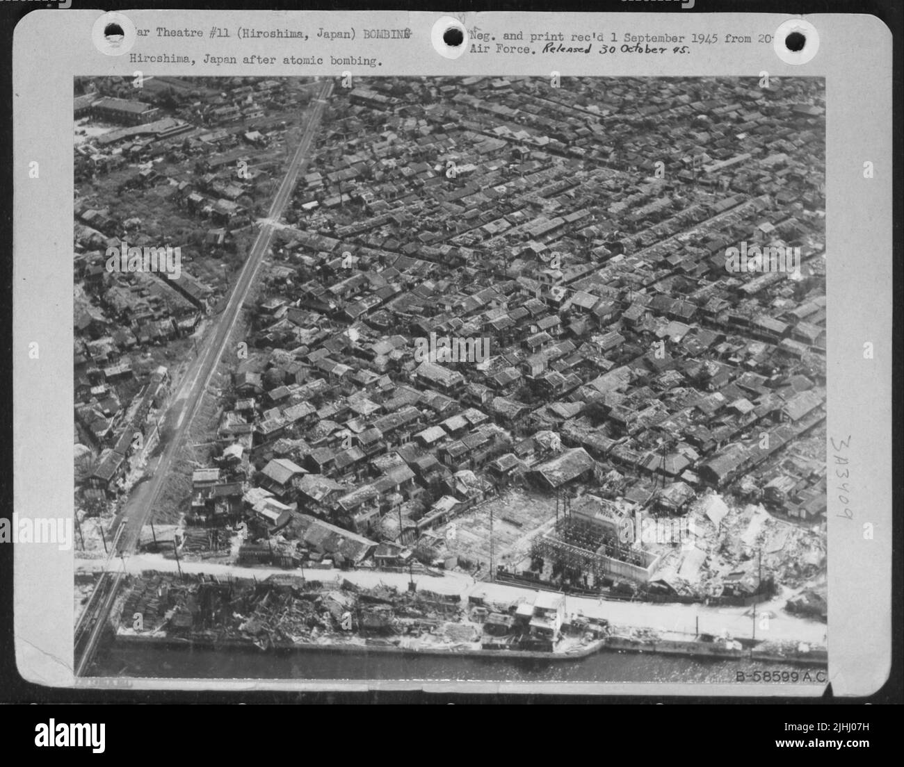 Hiroshima, Japan After Atomic Bombing Stock Photo - Alamy