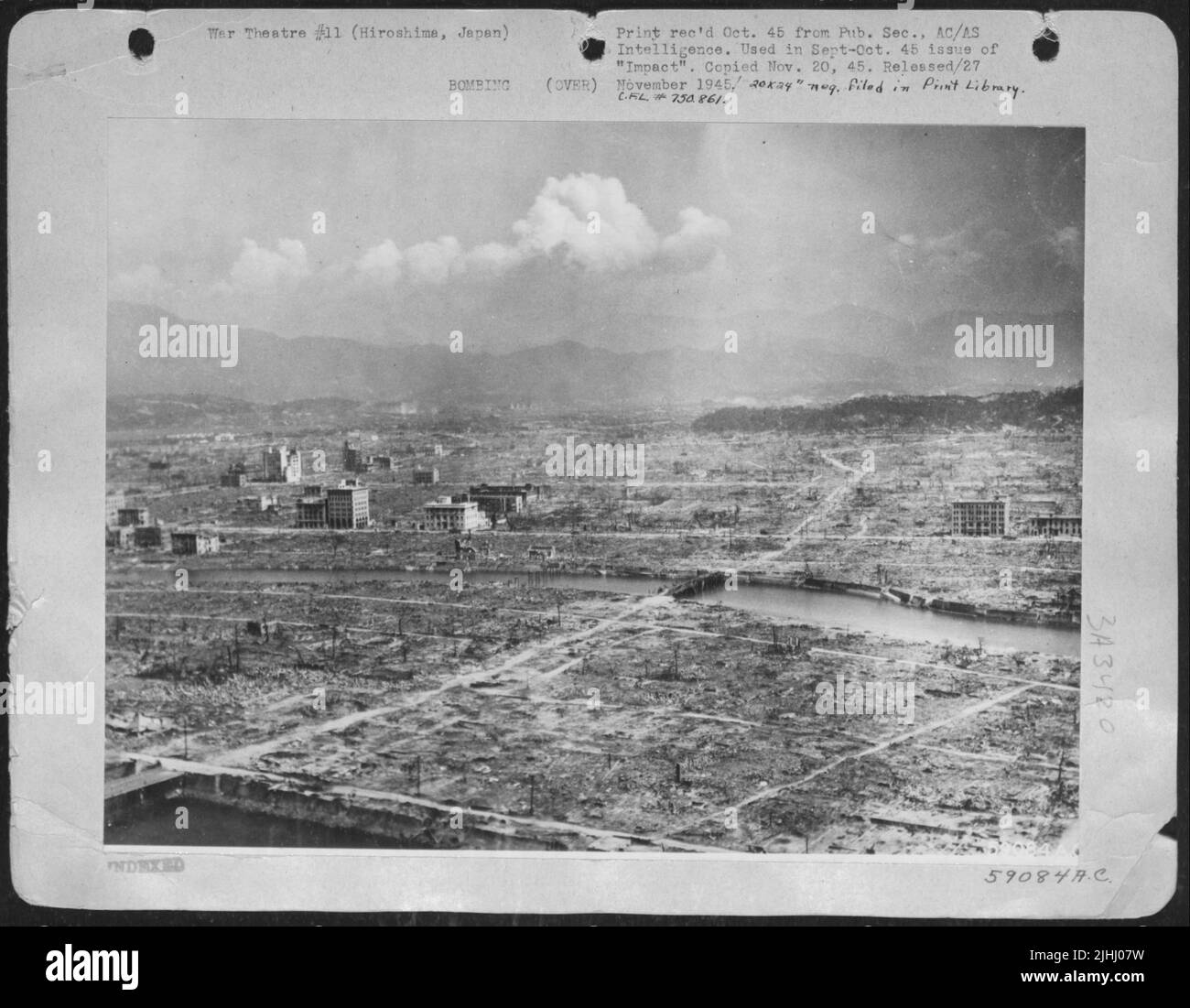 Atomic Bomb Damage In Hiroshima, Japan Stock Photo - Alamy