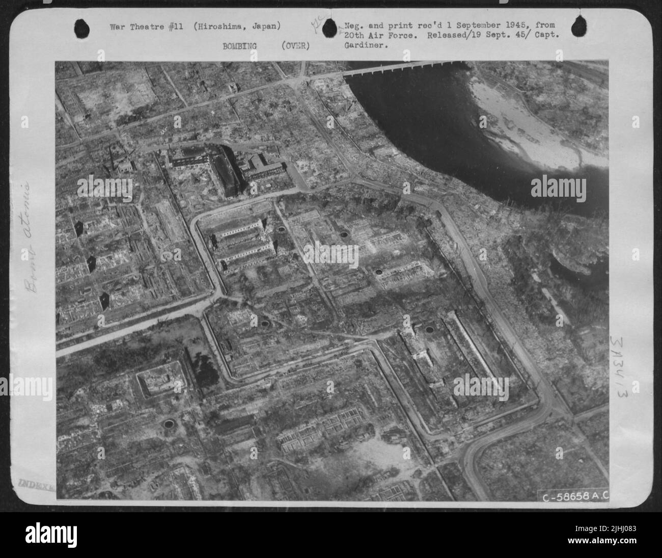 Atomic Bomb Damage In Hiroshima, Japan Stock Photo - Alamy