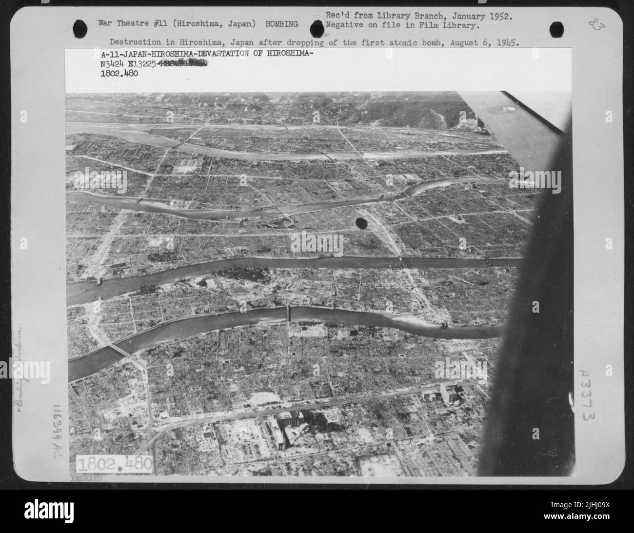 Destruction In Hiroshima, Japan After Dropping Of The First Atomic Bomb ...