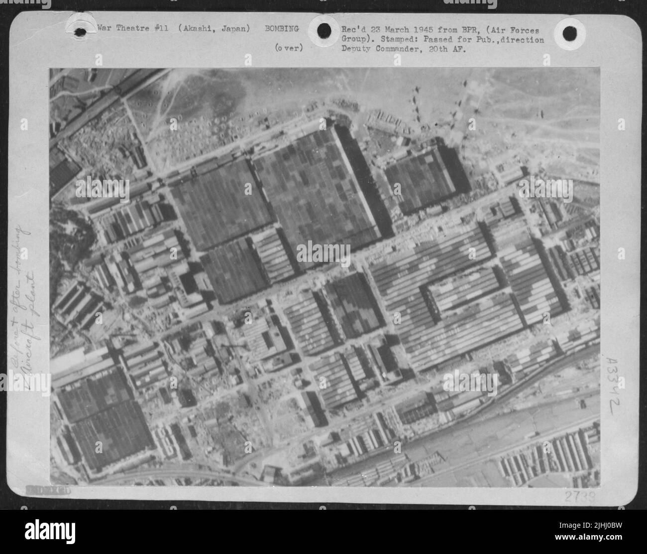 Japanese aircraft factory ww2 hi-res stock photography and images - Alamy