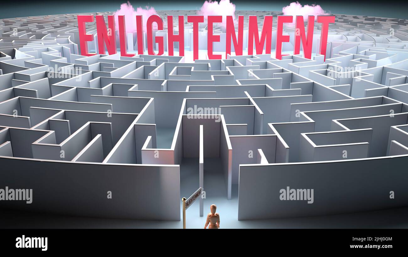 Enlightenment journey hi-res stock photography and images - Alamy
