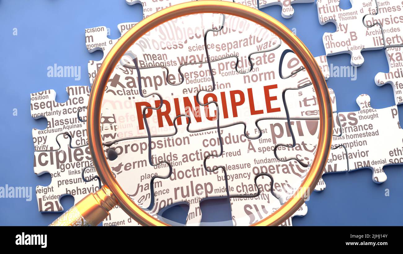 Principle As A Complex And Multipart Topic Under Close Inspection Complexity Shown As Matching