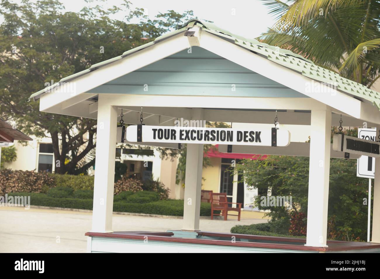 Pavilion, Tourist Center, Amber Cove Cruise Terminal, Port, Maimón ...