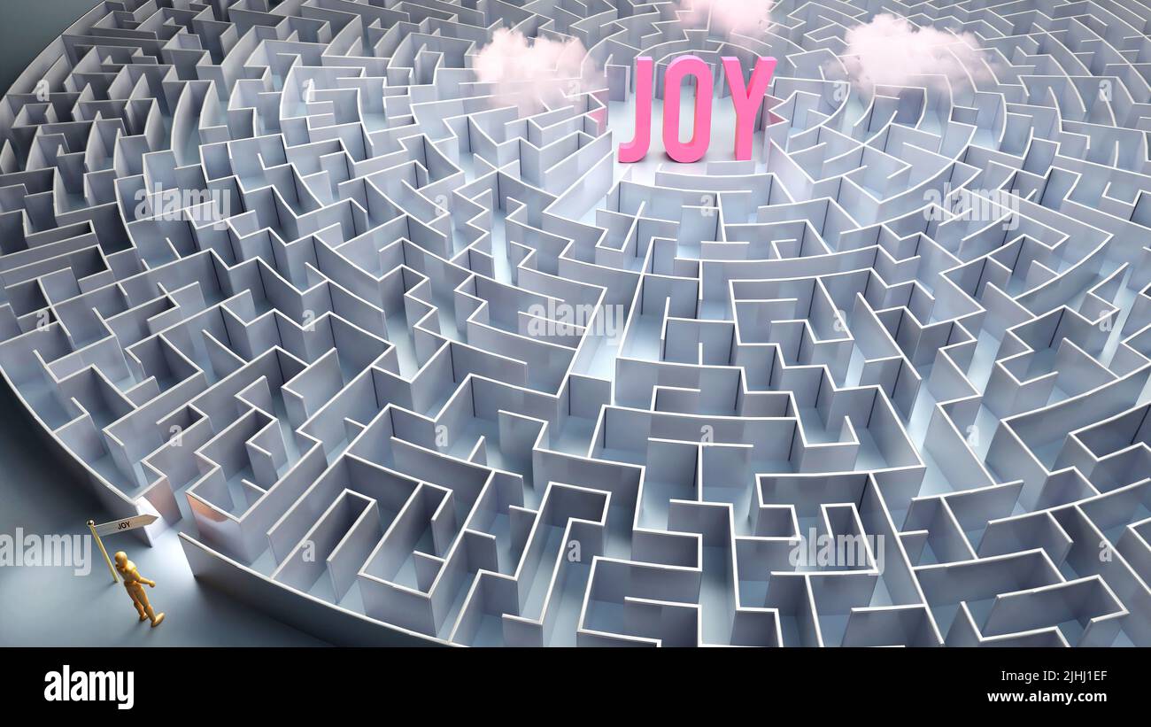 Joy and a difficult path, confusion and frustration in seeking it, hard ...