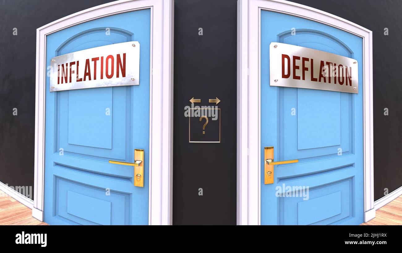 Inflation or Deflation - a choice. Two options to choose from ...