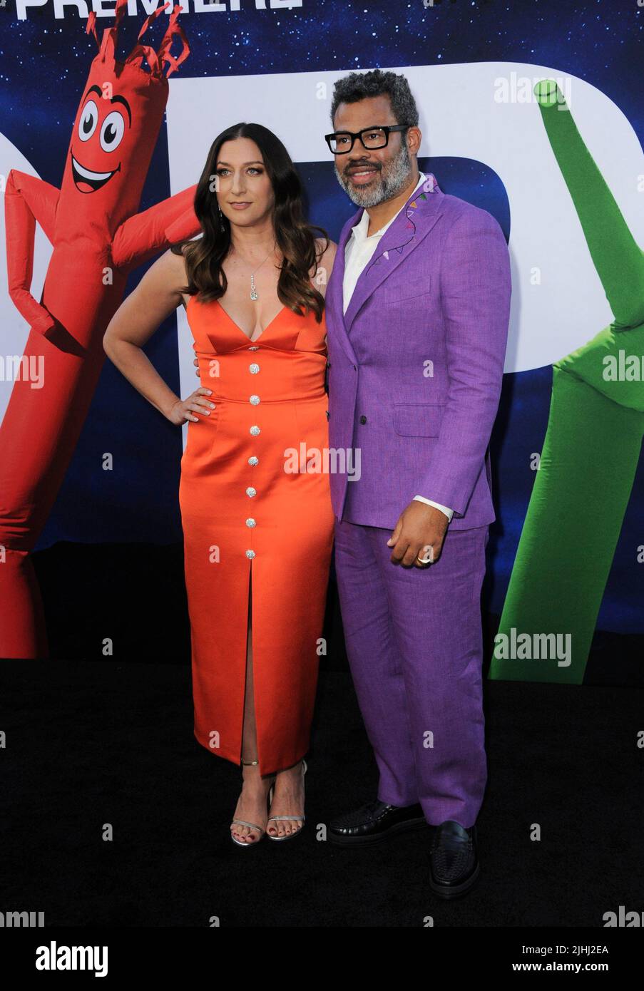 Chelsea peretti jordan peele hi-res stock photography and images - Alamy