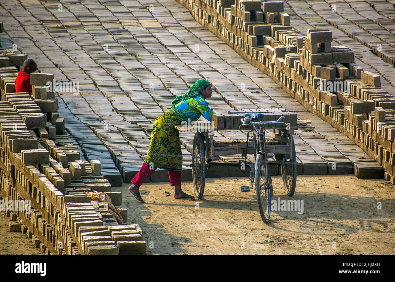 Brickfield in Natore, Bangladesh Stock Photo - Alamy