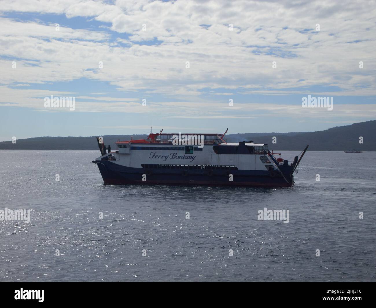 a passenger ferry that crosses the Bali Strait Stock Photo - Alamy