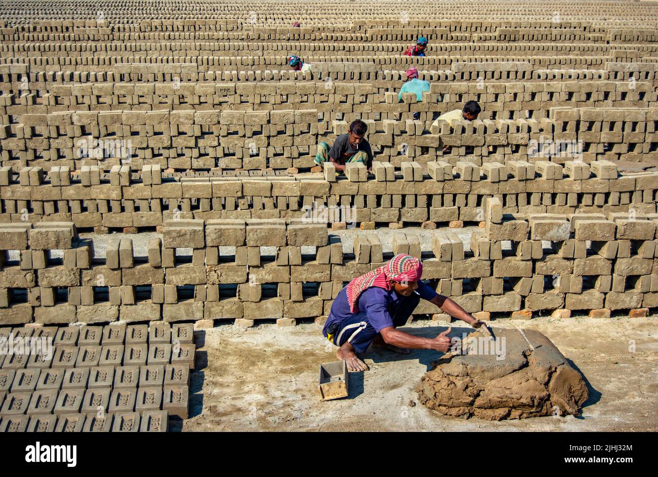 Brickfield in Natore, Bangladesh Stock Photo - Alamy