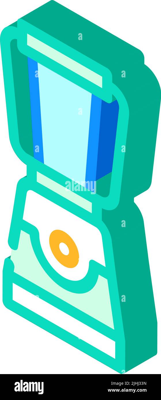 elegant modern lamp isometric icon vector illustration Stock Vector ...