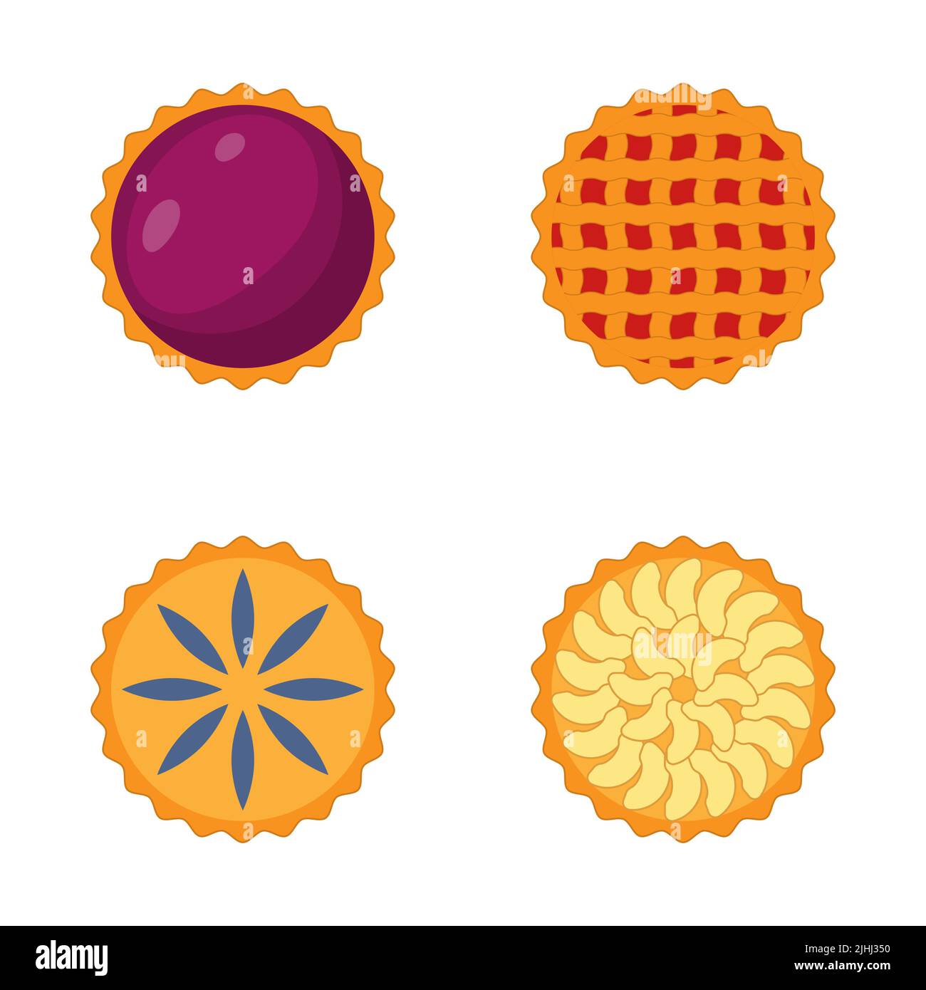 Cartoon blueberry pie hi-res stock photography and images - Alamy