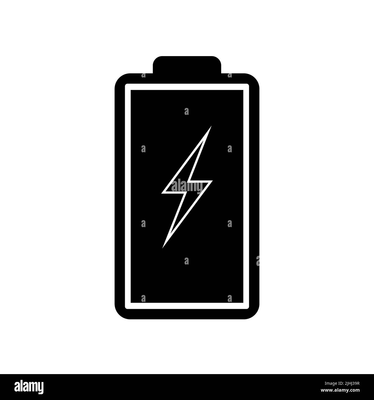 Accumulator icon, battery icon isolated on white background. Vector ...