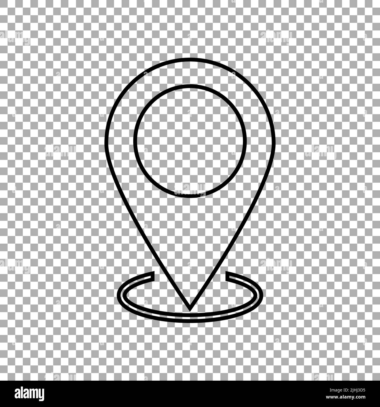 Location icon, gps marker symbol, map pin icon Stock Vector Image & Art - Alamy