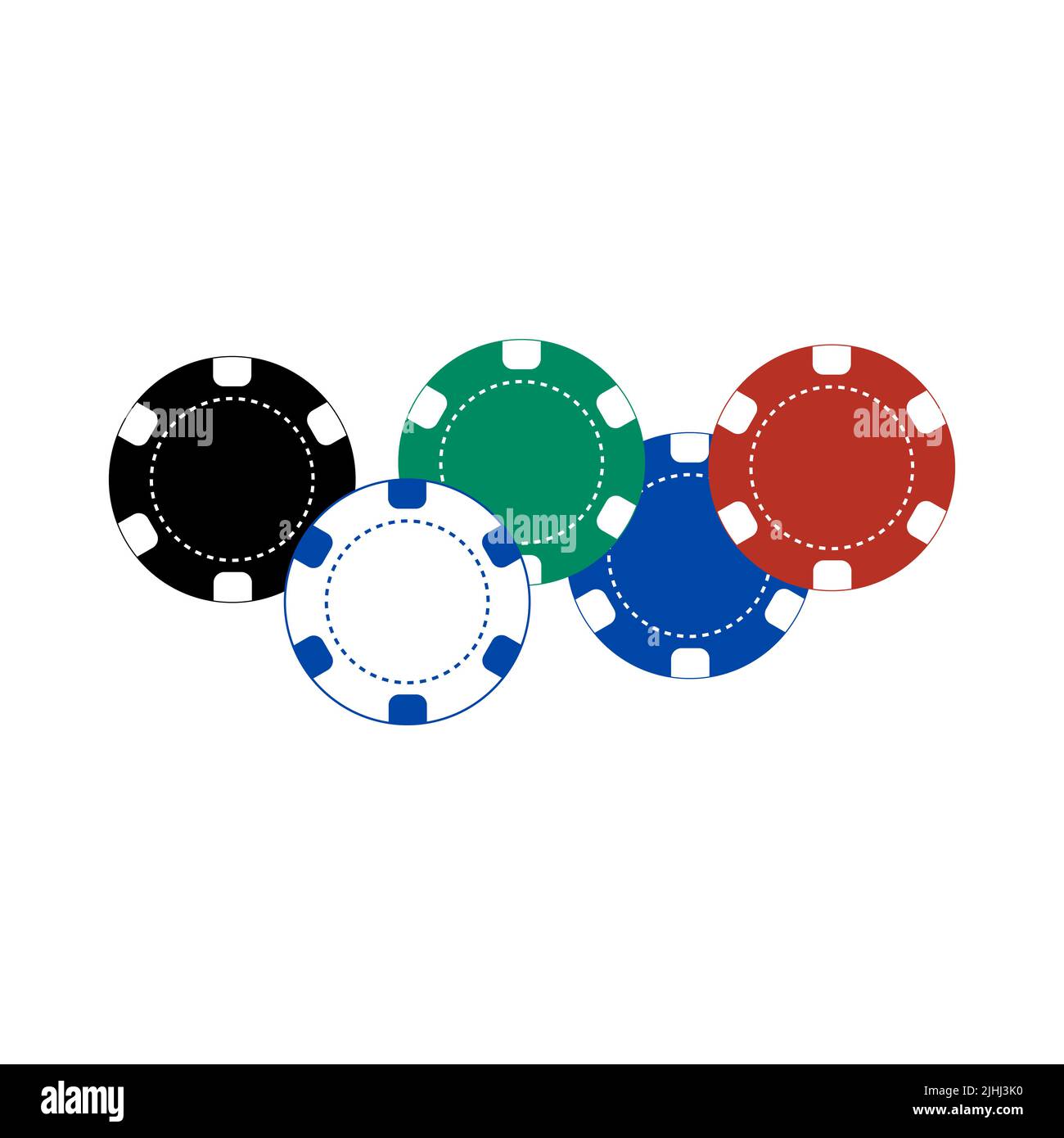Casino chip concept icon vector hi-res stock photography and images - Alamy