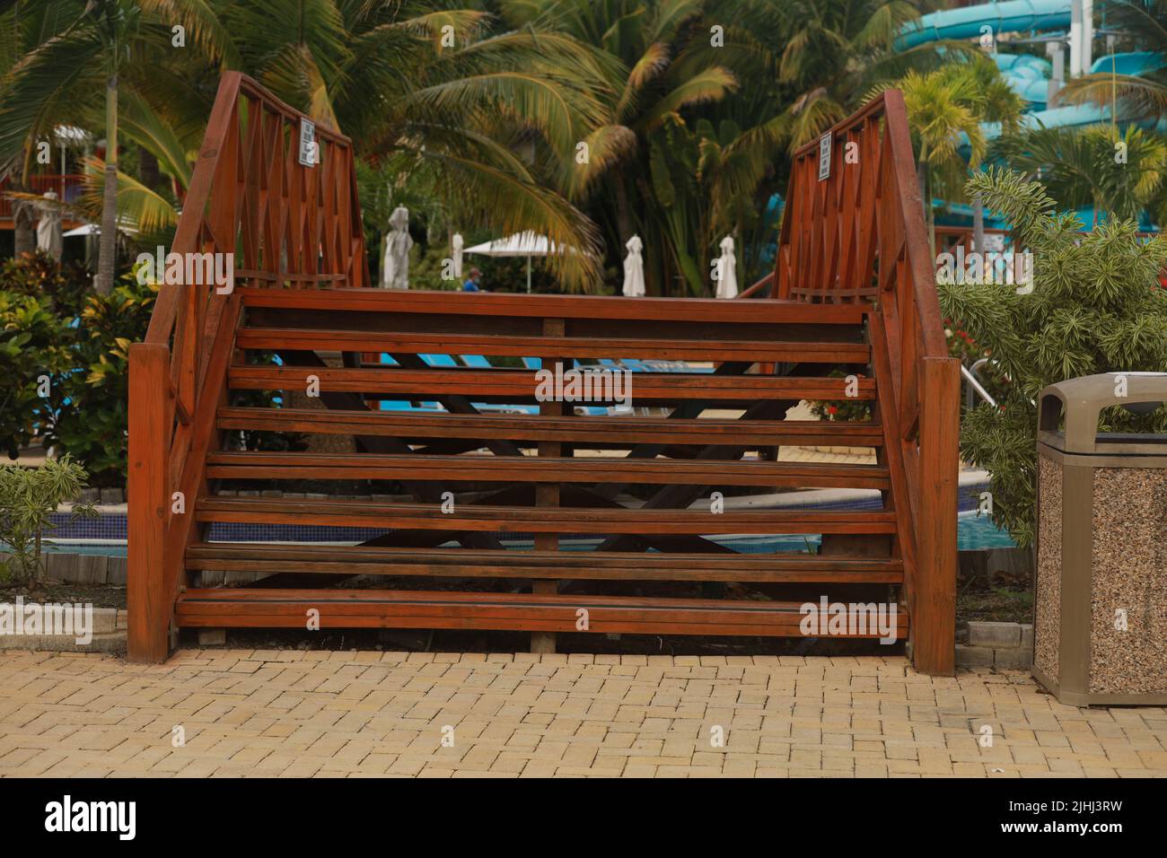 Amber Cover Cruise port in Puerto Plata, Dominican Republic - pool area ...