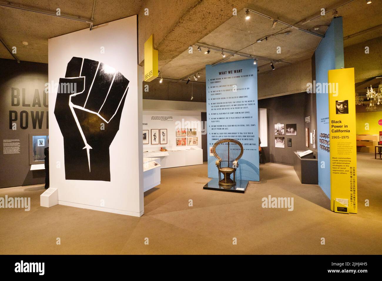 Black power fist 1960s hi-res stock photography and images - Alamy