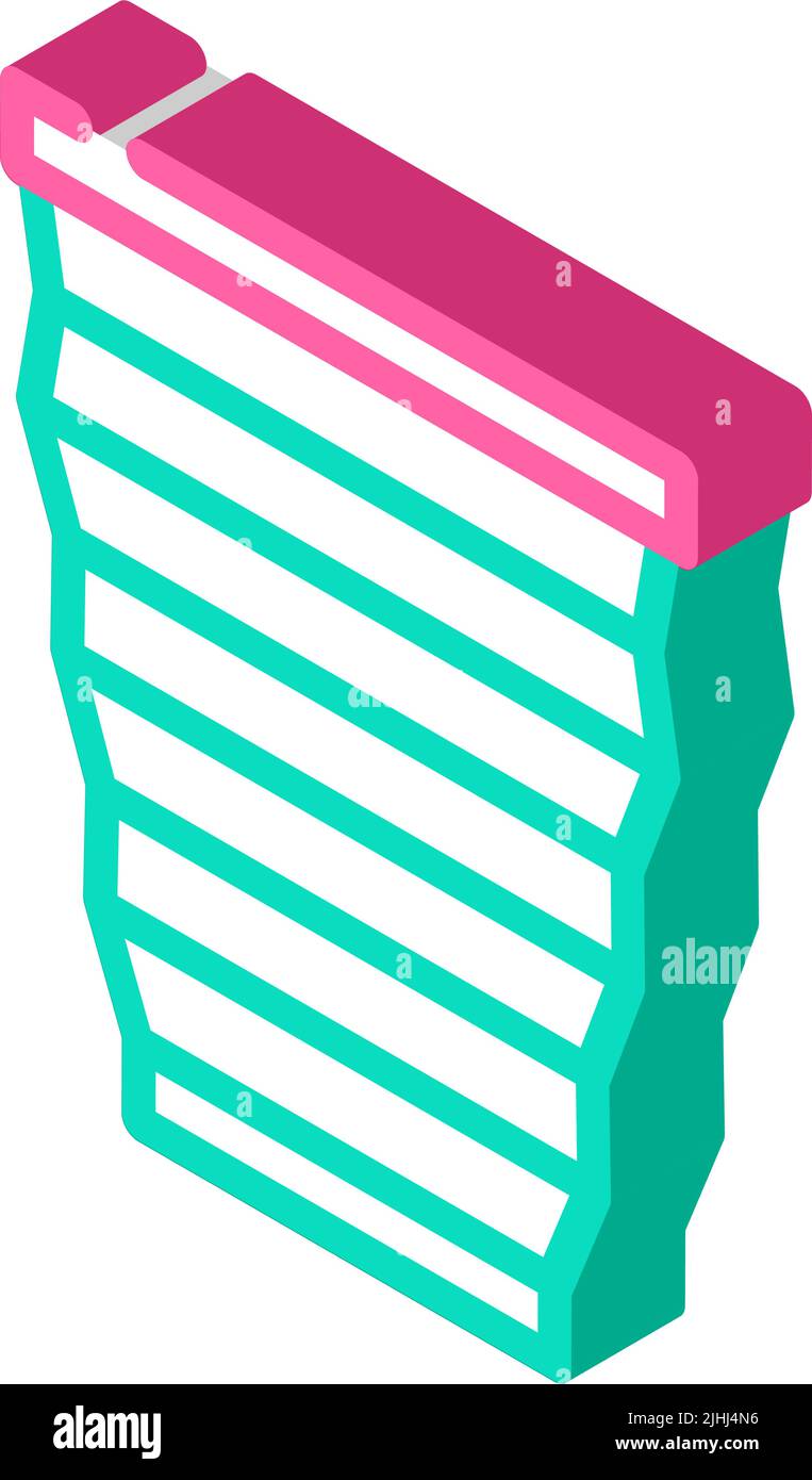 silicone folding cup isometric icon vector illustration Stock Vector ...