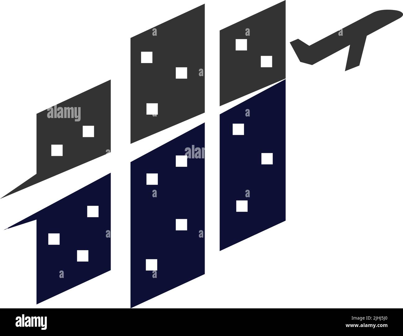 traveling plane logo Icon Illustration Brand Identity Stock Vector ...