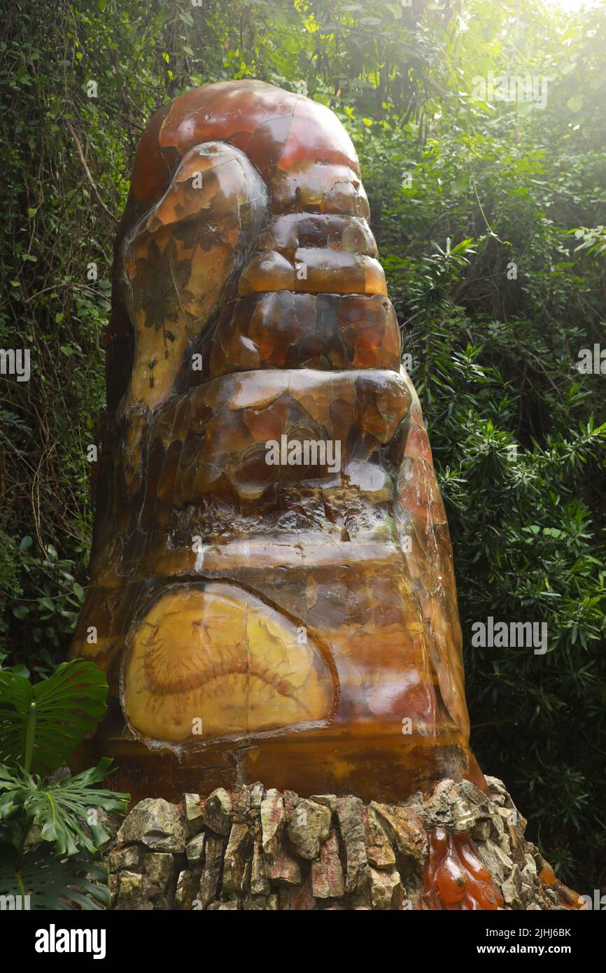 Amber Cove Jurassic Park Island,Amber Museum Dominican Republic Stock ...