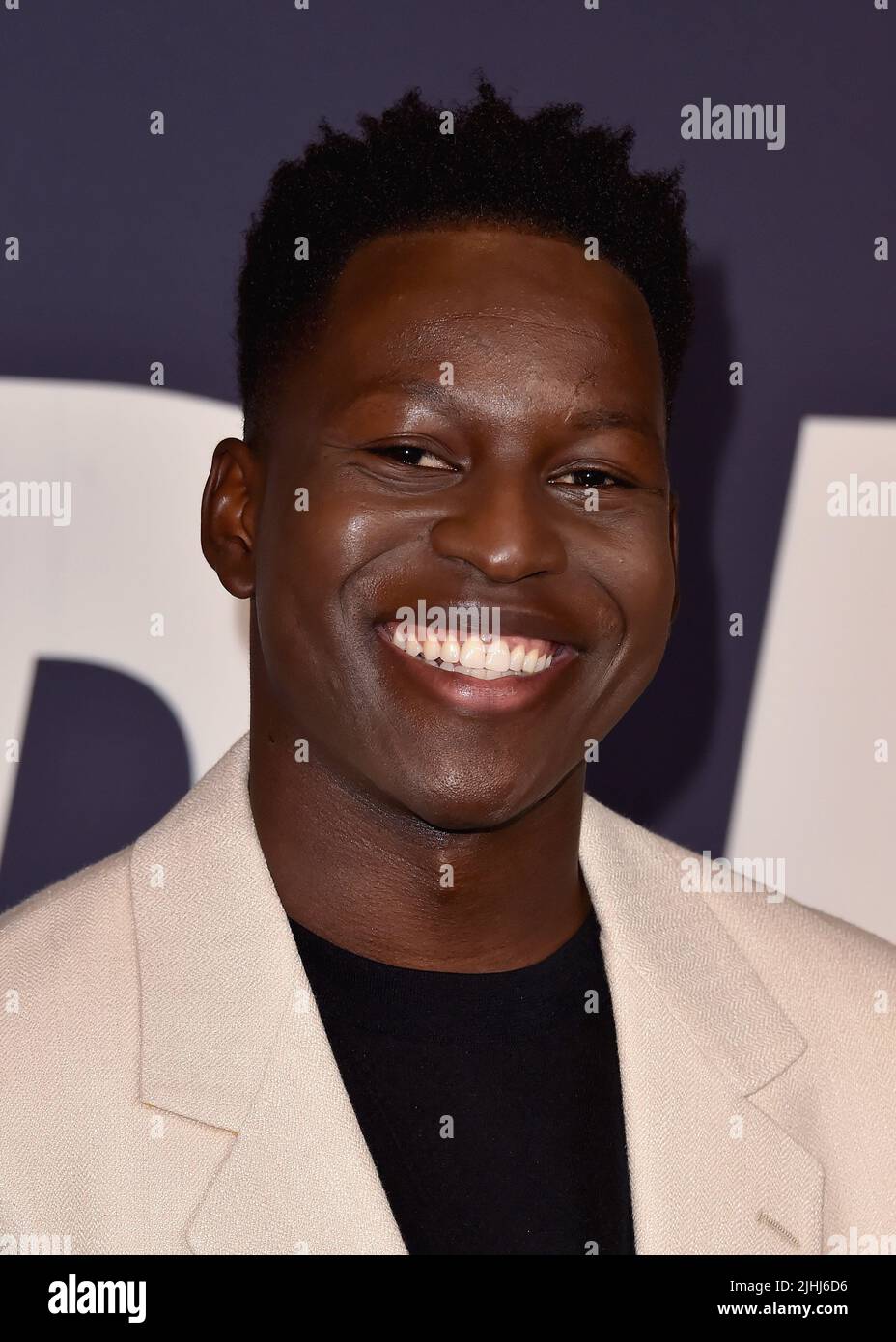 Los Angeles, California - 18 July2022 - Toheeb Jimoh walking on the red ...