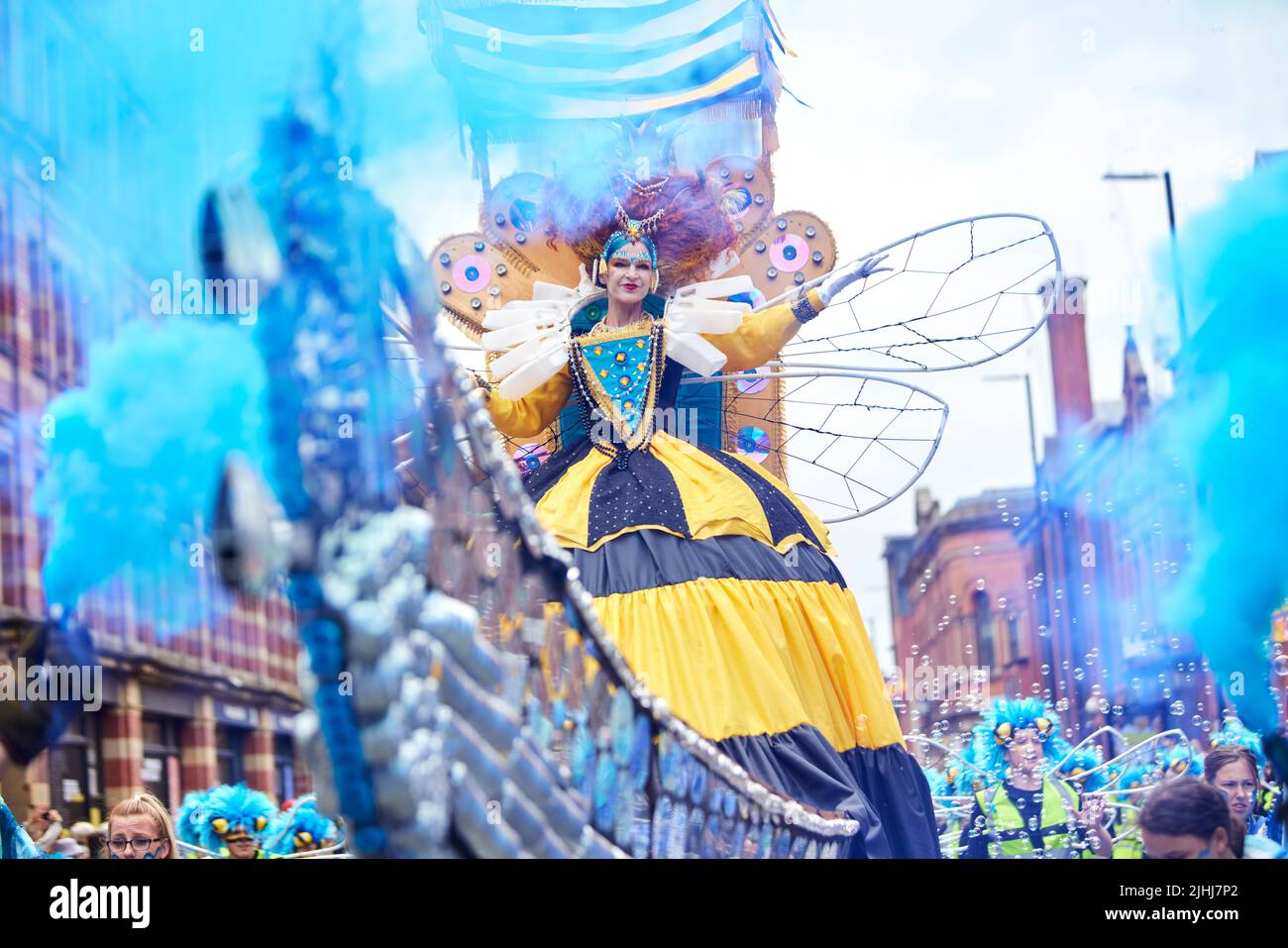 Manchester Day parade 2022 in Manchester city centre Stock Photo - Alamy