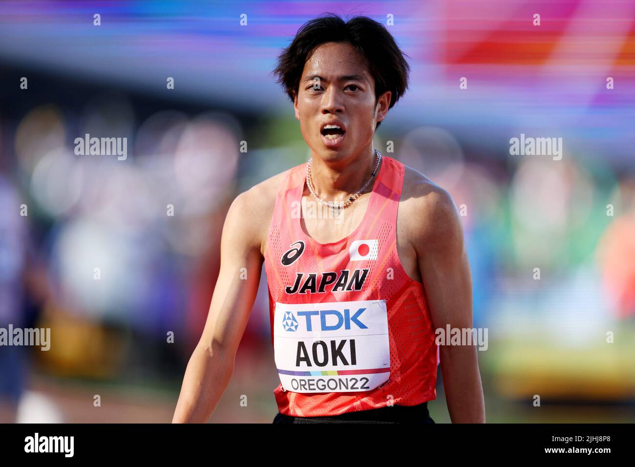Hayward Field, Eugene, Oregon, USA. 15th July, 2022. Ryoma Aoki (JPN), JULY 15, 2022 - Athletics ...