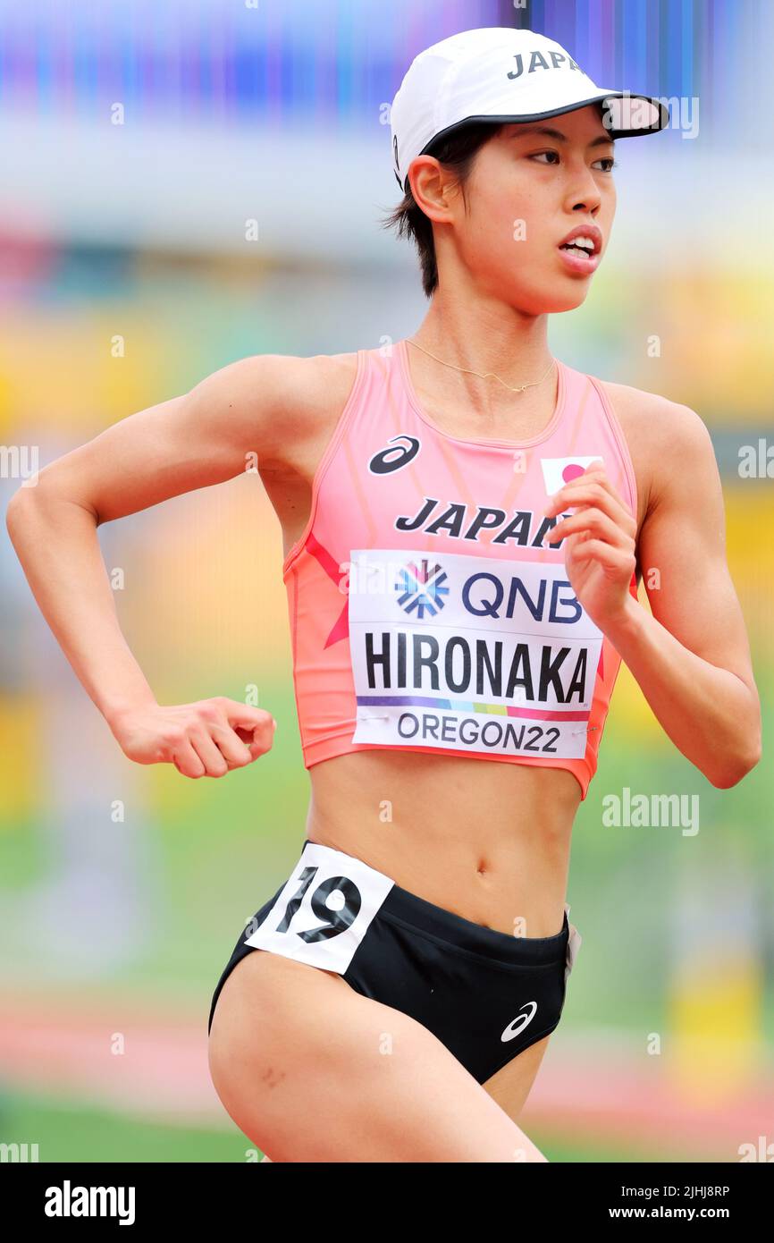 Hayward Field, Eugene, Oregon, USA. 16th July, 2022. Ririka Hironaka ...