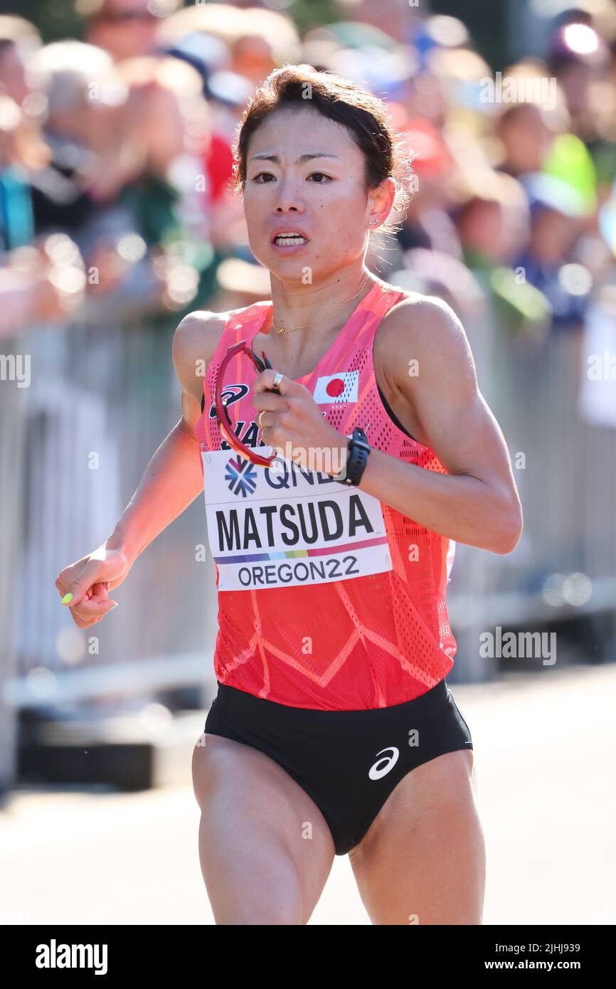 Oregon, USA. 18th July, 2022. Mizuki Matsuda (JPN) Athletics : IAAF ...