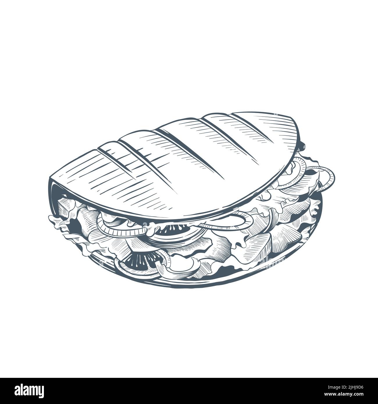 Tasty tacos meat spicy Stock Vector Images - Alamy