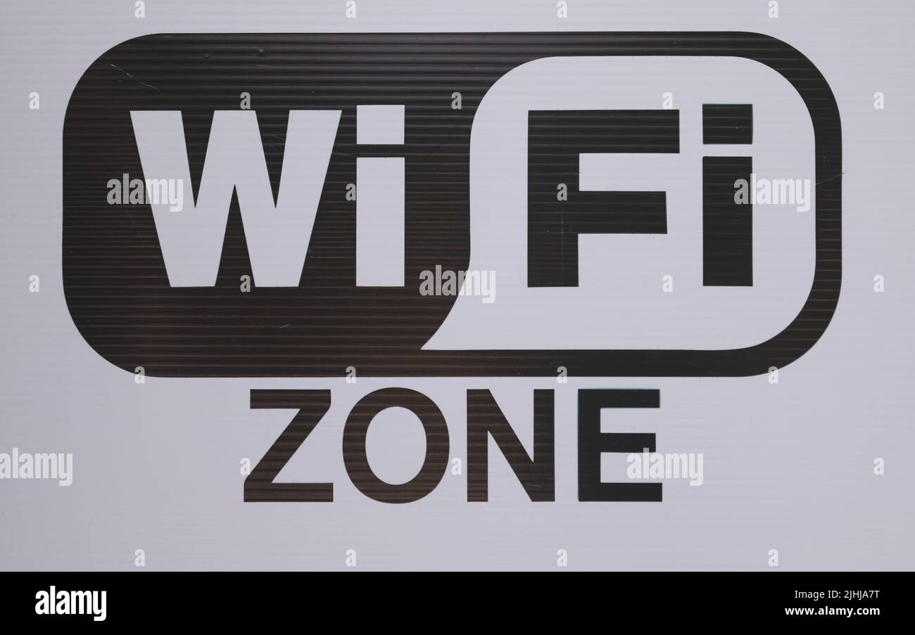 Free wifi sticker hi-res stock photography and images - Alamy