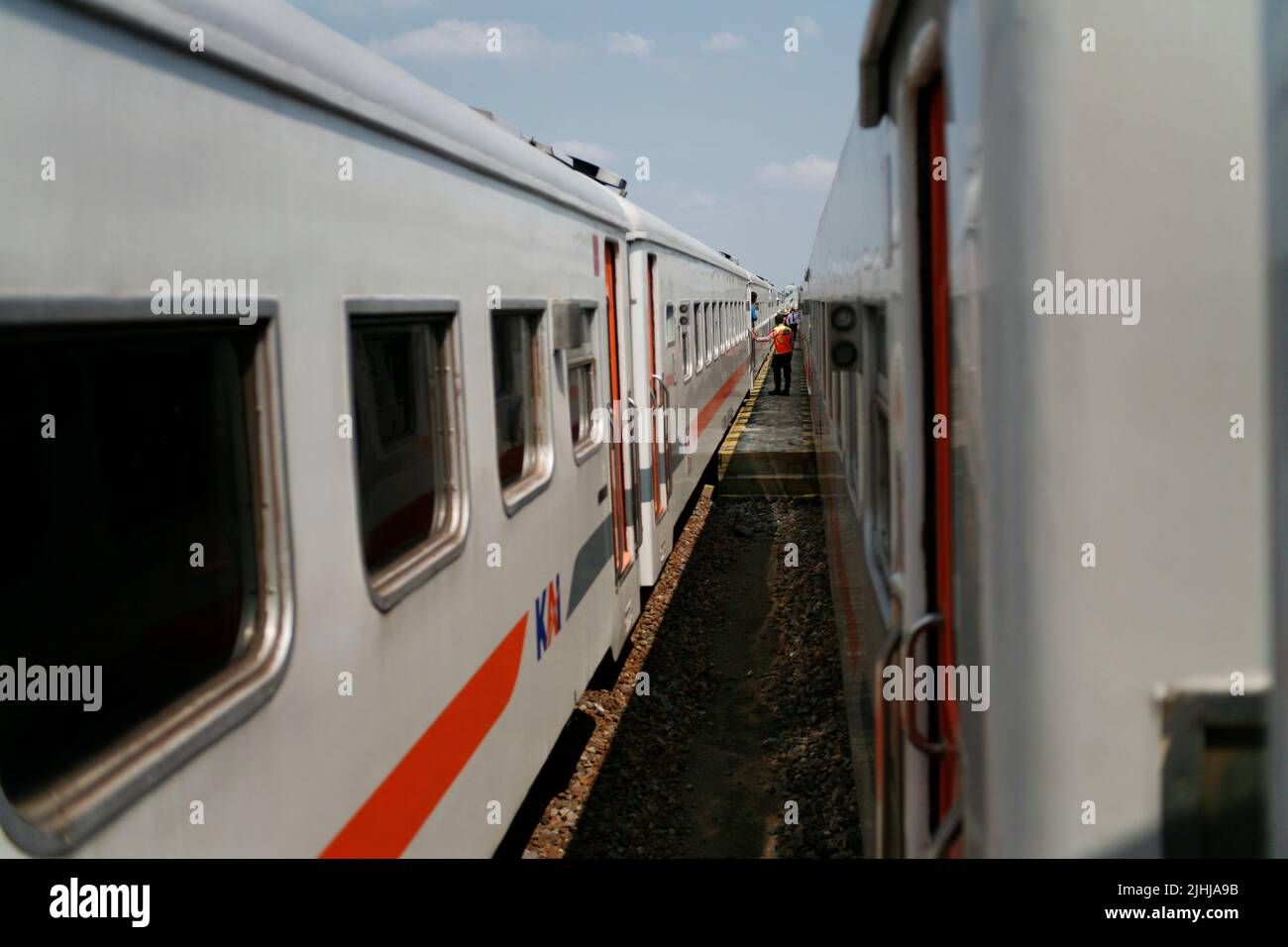 Regional rail in indonesia hi-res stock photography and images - Alamy