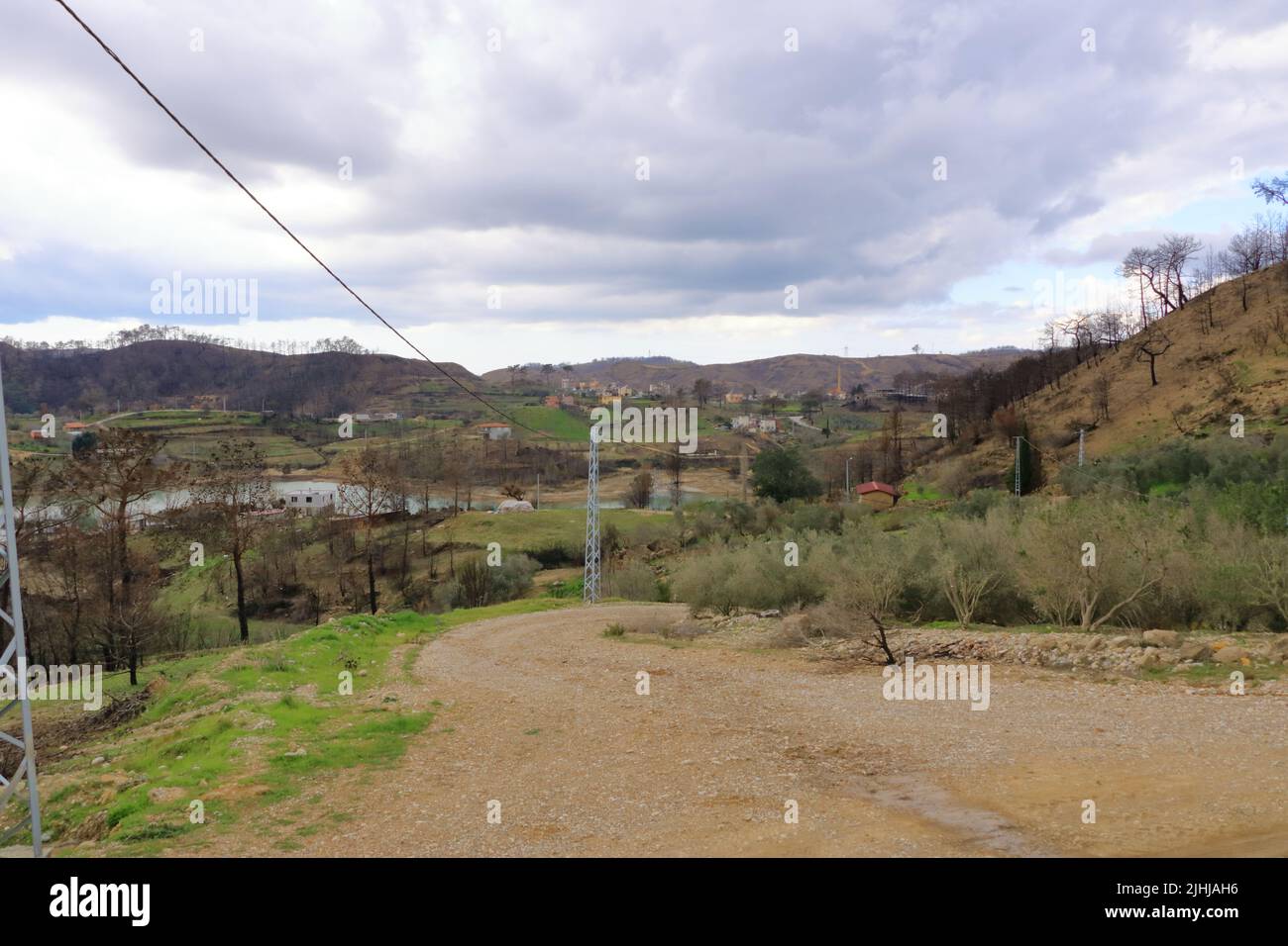 Green lake and Manavgat River in the taurus mountains of Antalya region ...