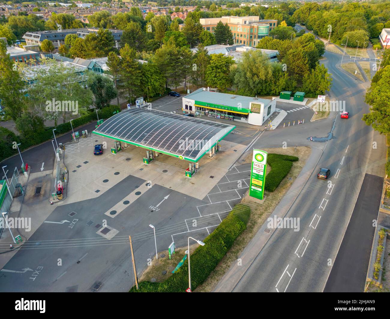 Bp petrol station sign showing hi-res stock photography and images - Alamy