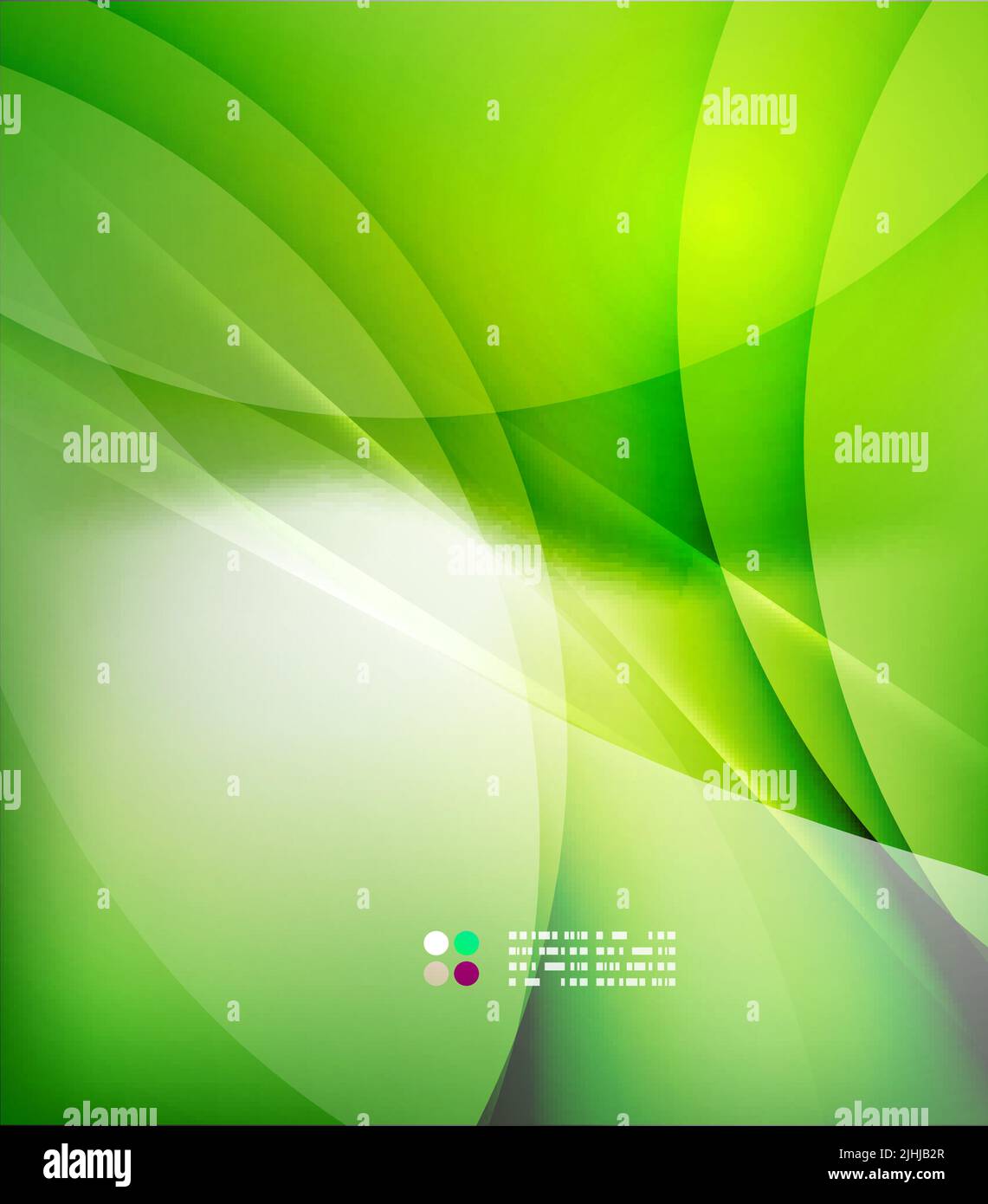 Color green eco and light, waves and lines. Abstract background Stock ...