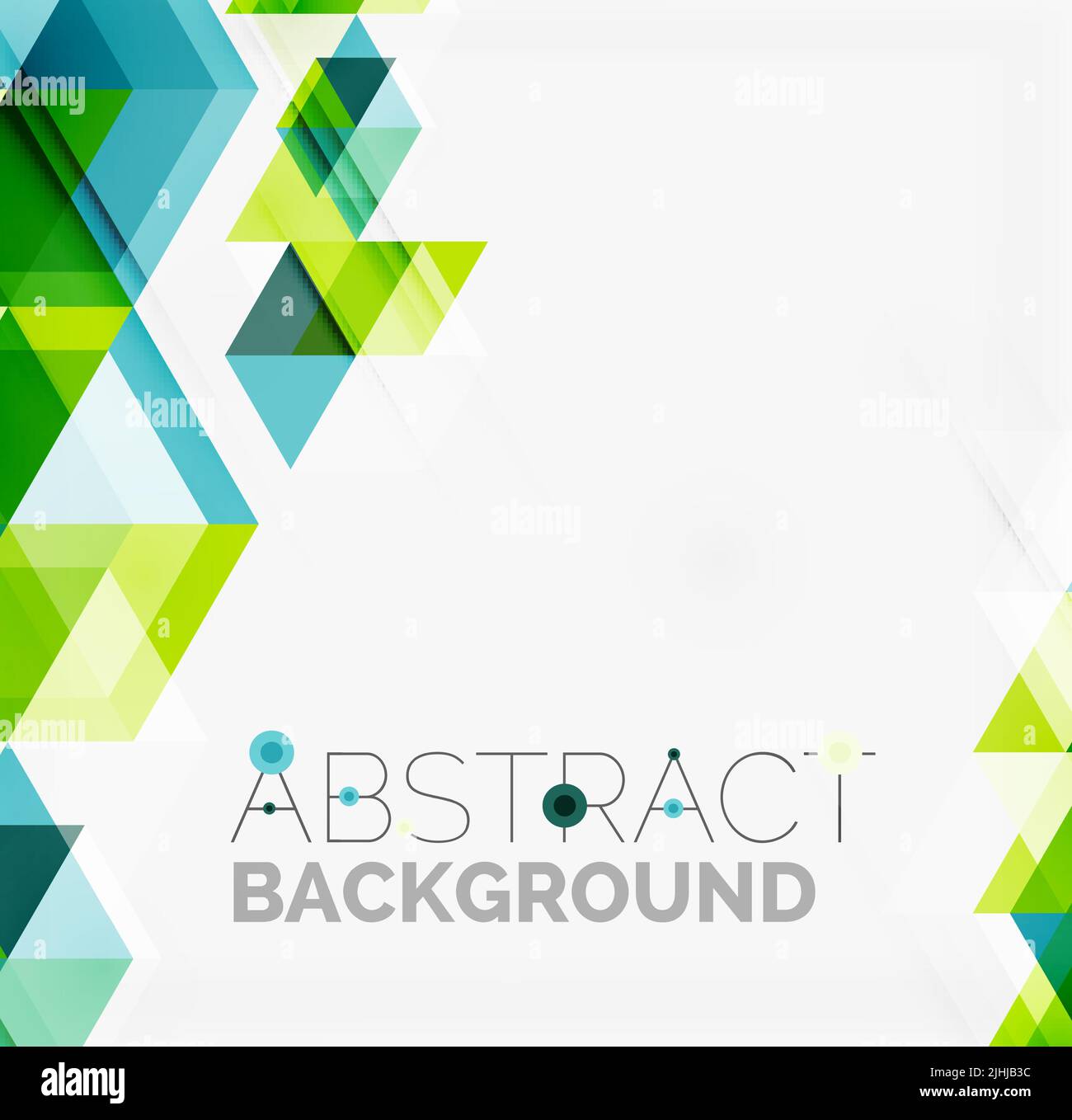 Abstract geometric background. Modern overlapping triangles. Unusual ...