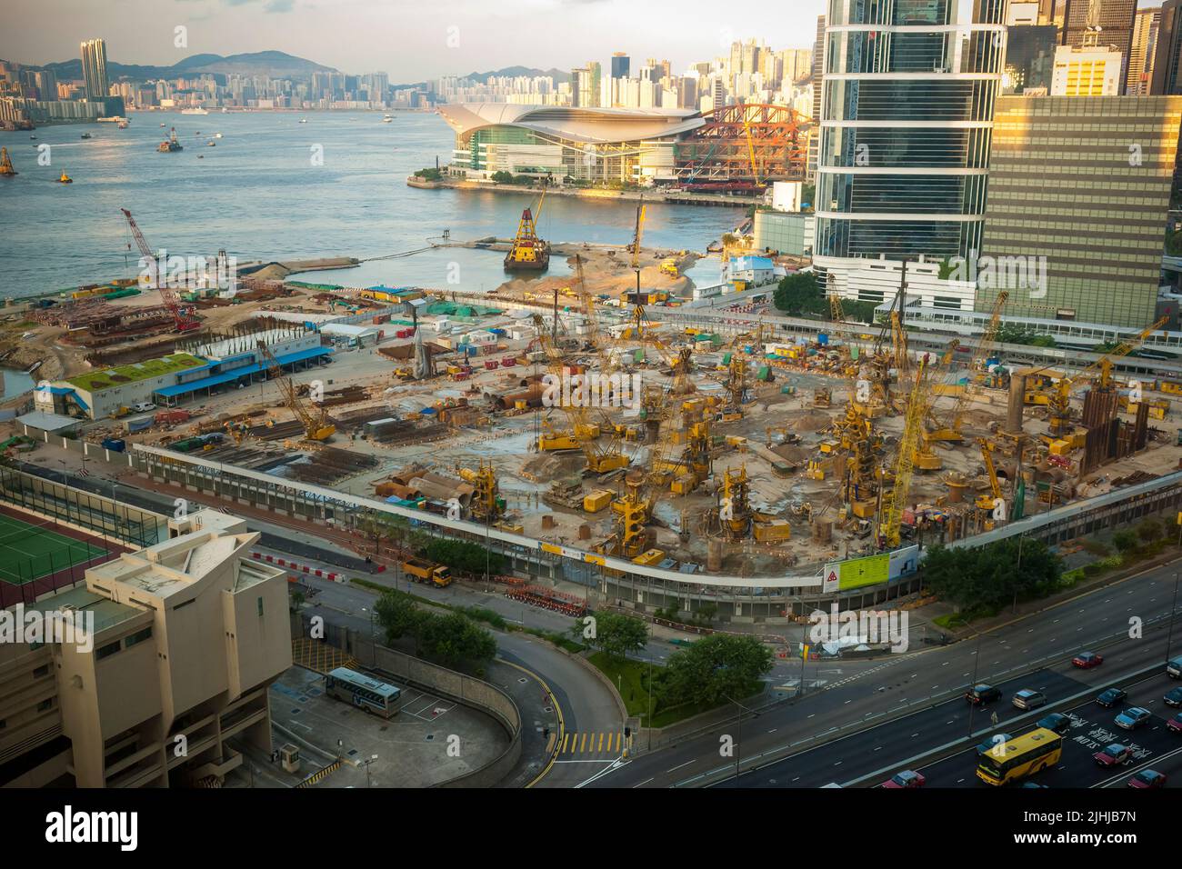 Early stage of development of the Tamar site for the Central Government ...