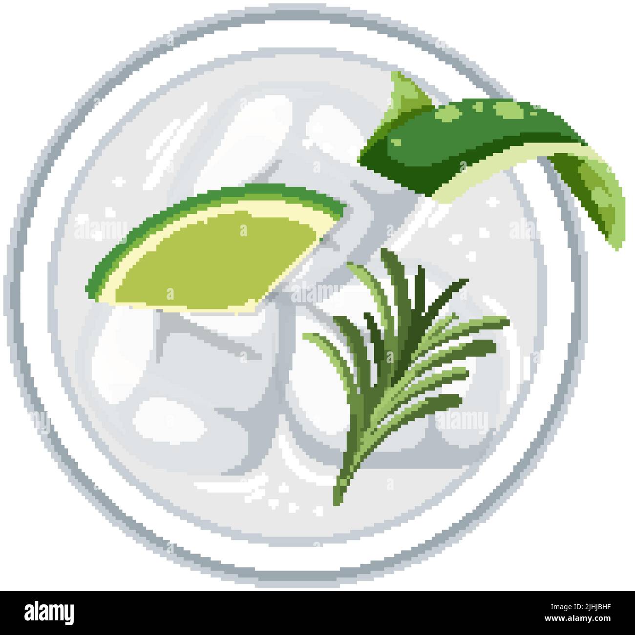 Gin tonic cartoon Cut Out Stock Images & Pictures - Alamy