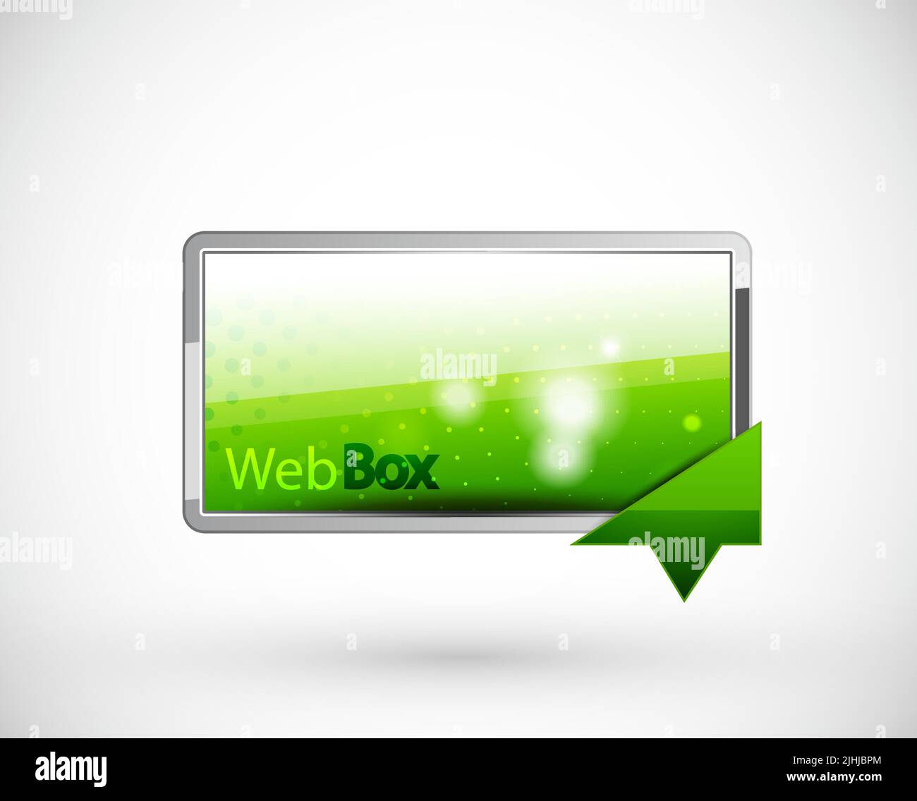 Vector glass and metal web boxes for your project Stock Vector Image ...