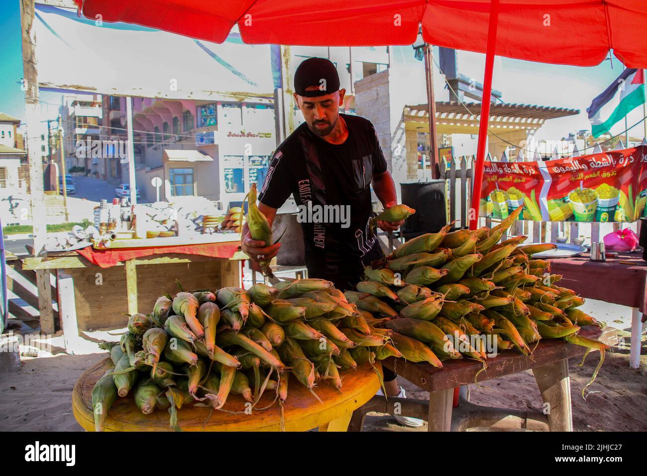 July 18, 2022, Gaza City, Gaza Strip, Palestine: Gaza, Palestine. 18 ...