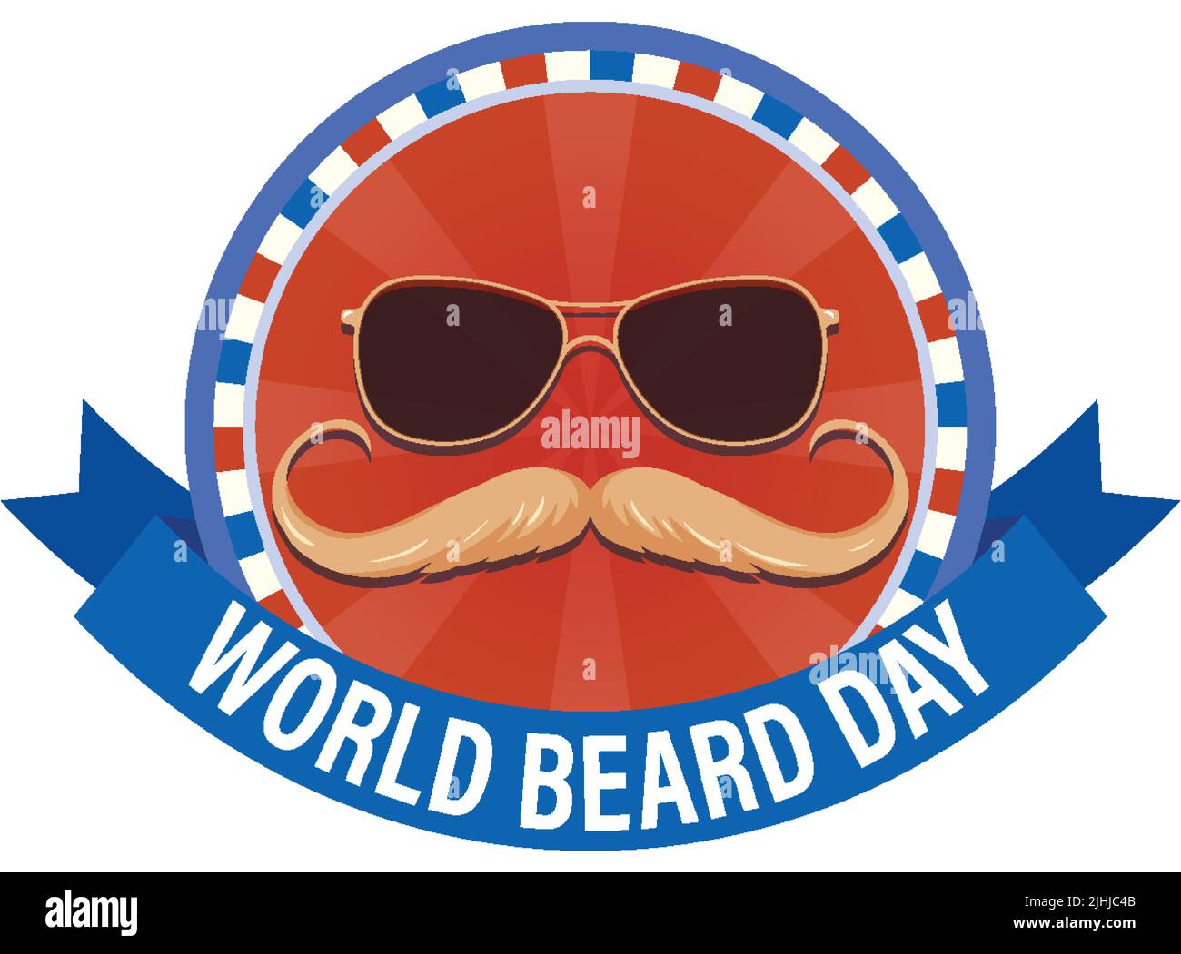 World beard day banner design illustration Stock Vector Image & Art - Alamy