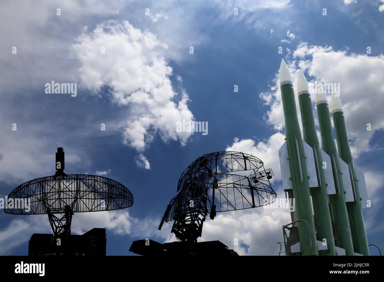 Air defense radars of military mobile anti aircraft systems and modern ...