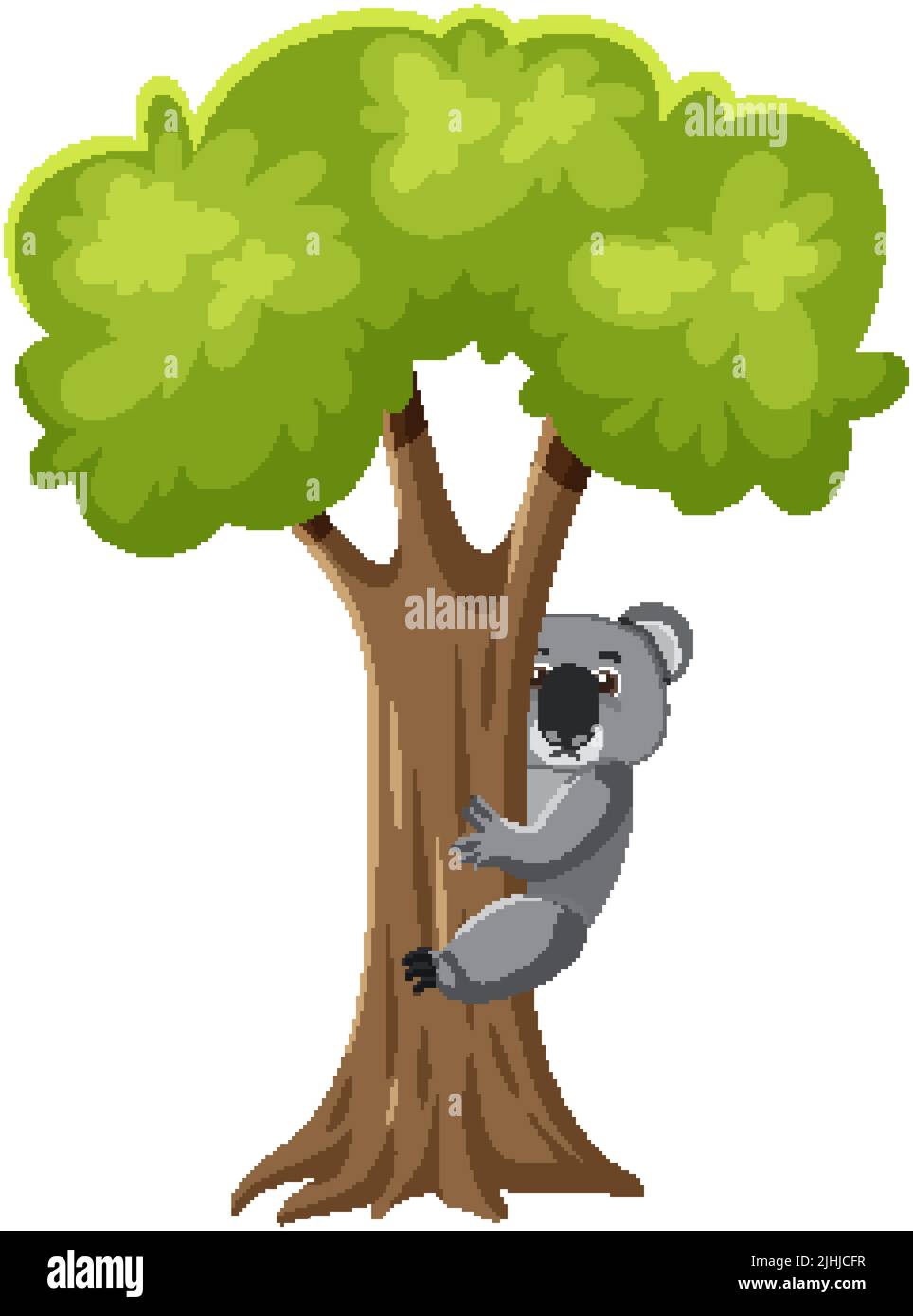 Climb a tree cartoon Stock Vector Images - Alamy