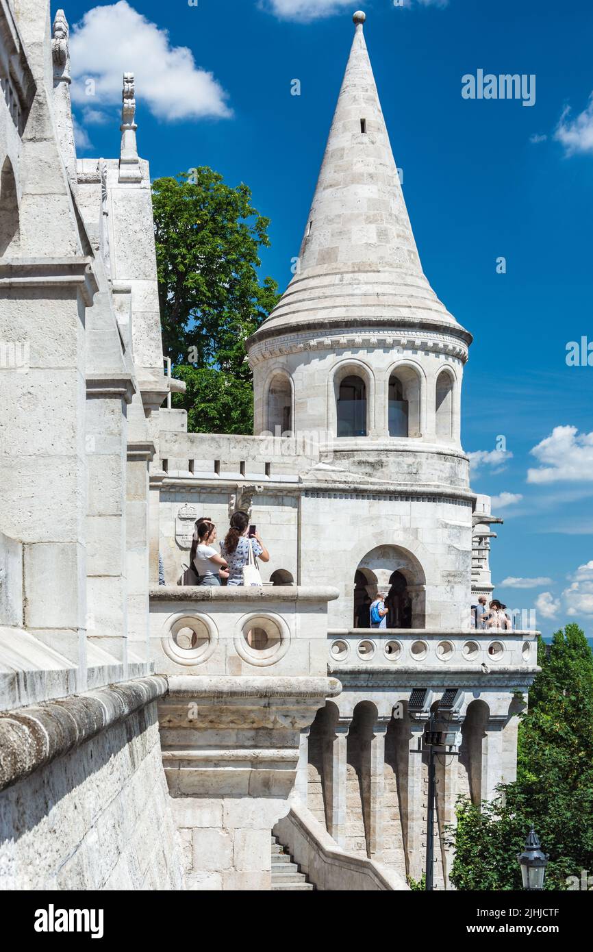 7 July 2022, Budapest, Hungary - The famous Fisherman's Bastion ...